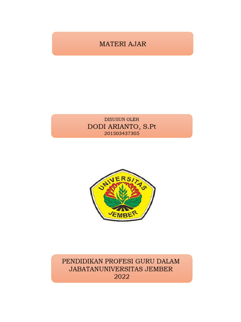 Materi Bahan Ajar PPL 2 | PDF