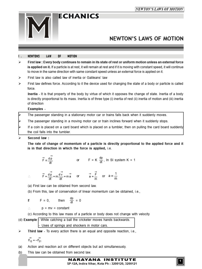 6.NLM Theory | PDF | Force | Applied And Interdisciplinary Physics
