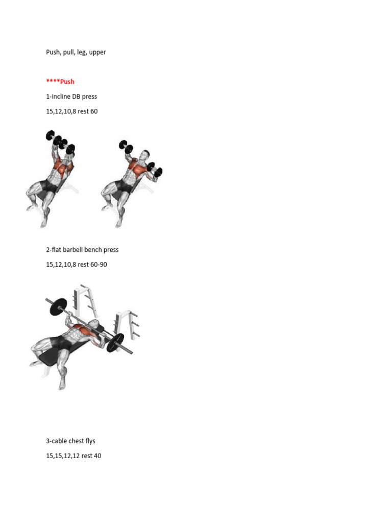 Push, Pull, Leg | PDF