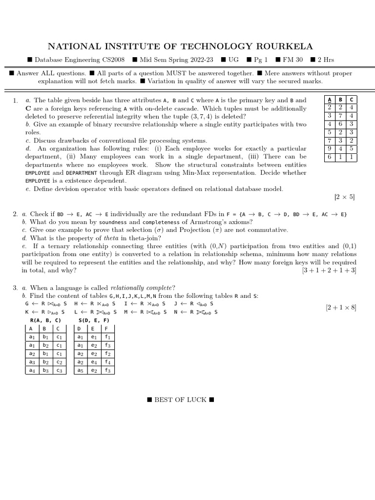 De 2023 Pdf Relational Database Computer Data 