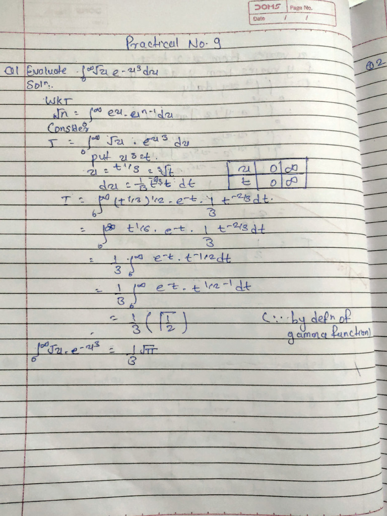 Beta Gamma Func. | PDF