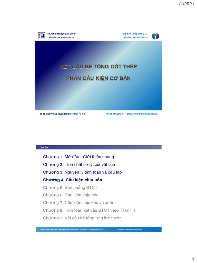Chuong 4 - KCBTCT - TCVN 5574-2018 - Phan 2 | PDF