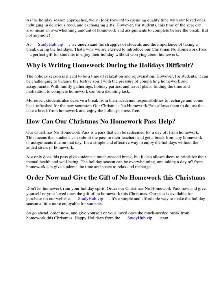 Merry Christmas No Homework Pass | PDF | Safari (Web Browser) | Microsoft