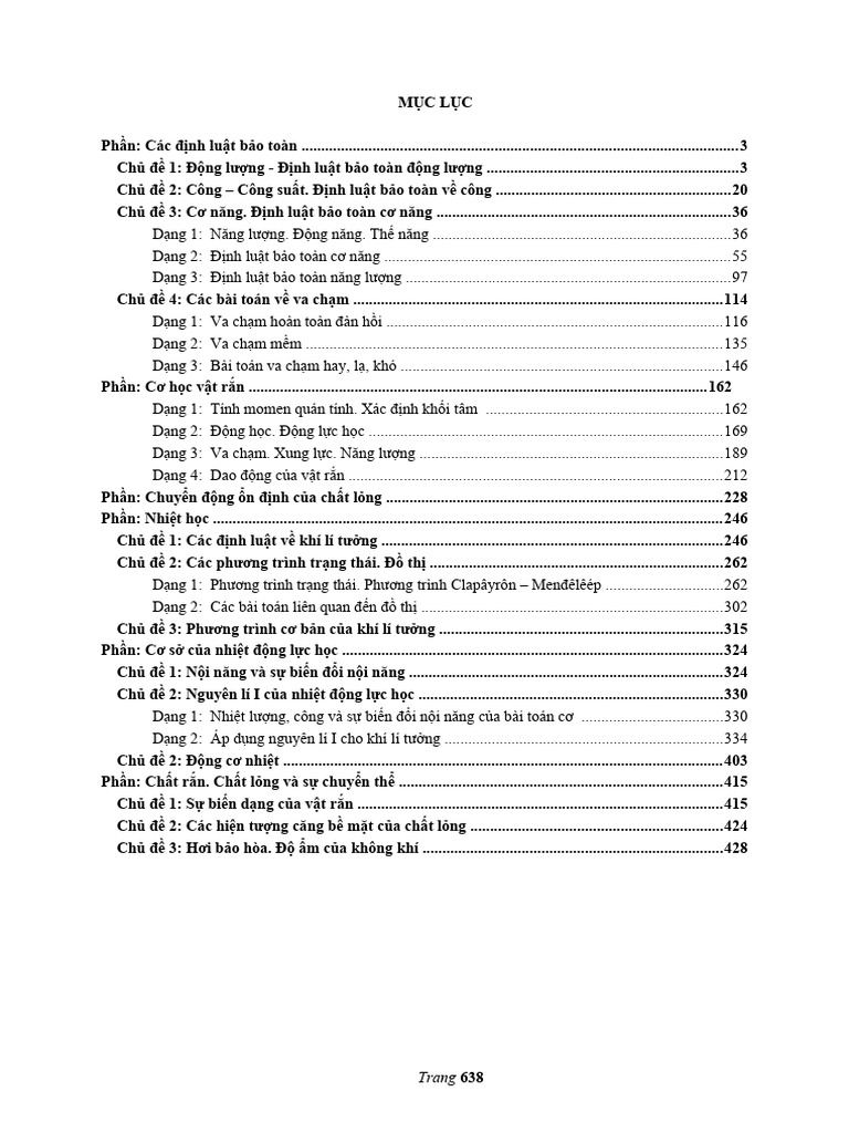 Muc Luc Sach Tap 2 | PDF