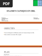 Anat Physio ORL | PDF | Oreille | Système vestibulaire