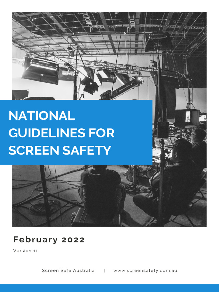 National Screen Safety Guidelines 2022 | PDF | Occupational Safety And ...