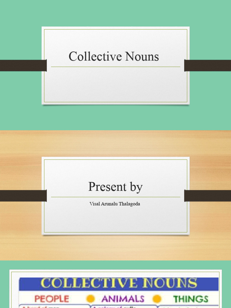 Collective Nouns | PDF