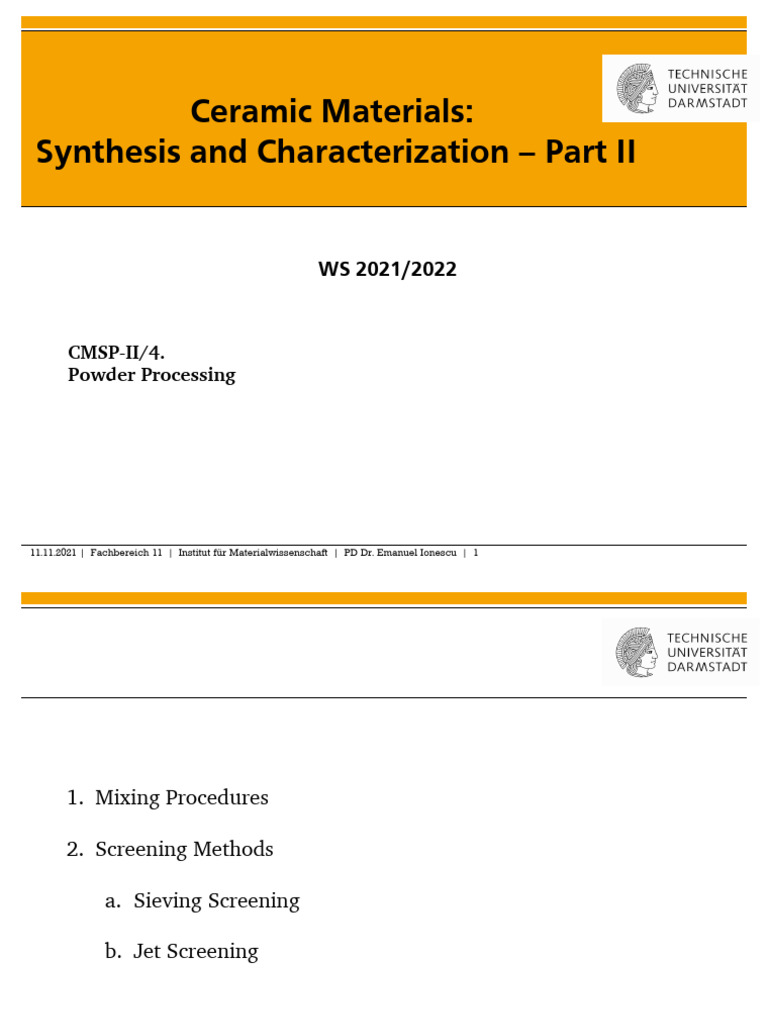Ceramic Materials | Download Free PDF | Mixture | Solid