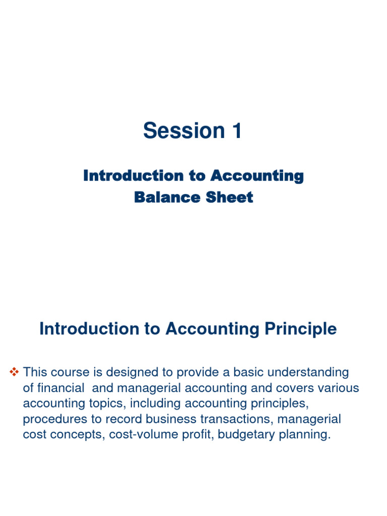 Introduction to Accounting Basics | PDF | Generally Accepted Accounting ...