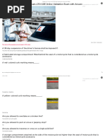 Theoretical Driving Exam Sample Reviewer | PDF | Traffic | Test ...