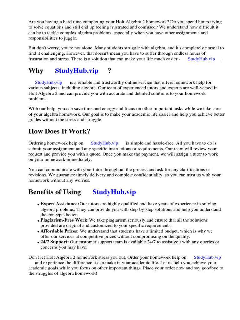 Algebra 2 Homework Help for Students | PDF | Algebra | Worksheet