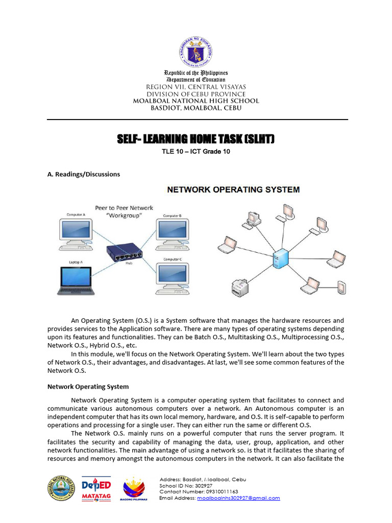 Network OS | PDF | Client–Server Model | Operating System