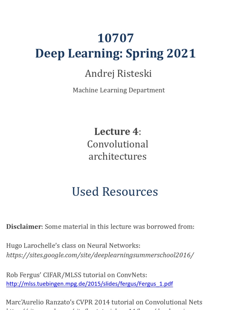 Convolutional Neural Networks Overview | PDF | Artificial Intelligence ...