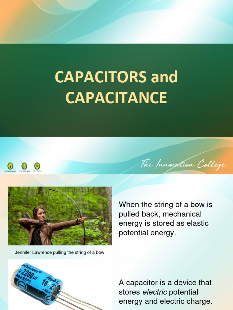 4-Capacitors and Capacitance | PDF | Capacitor | Capacitance