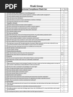 Garment Industry Internal Audit Checklist | PDF | Audit | Calibration