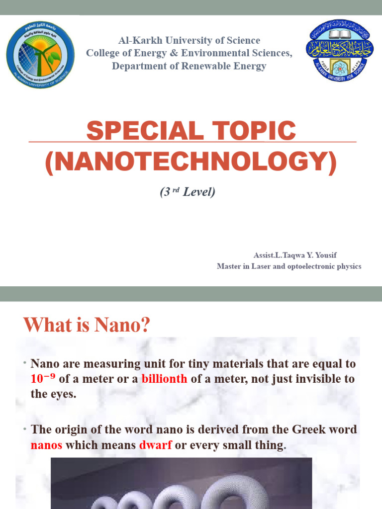 Nanotechnology | PDF