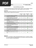 General - Self-Efficacy - Scale (GSE) PDF | PDF