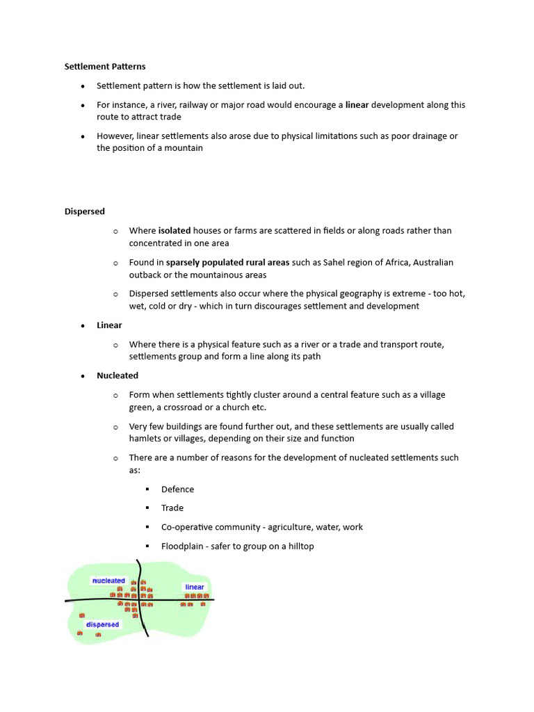 Settlement Patterns | PDF