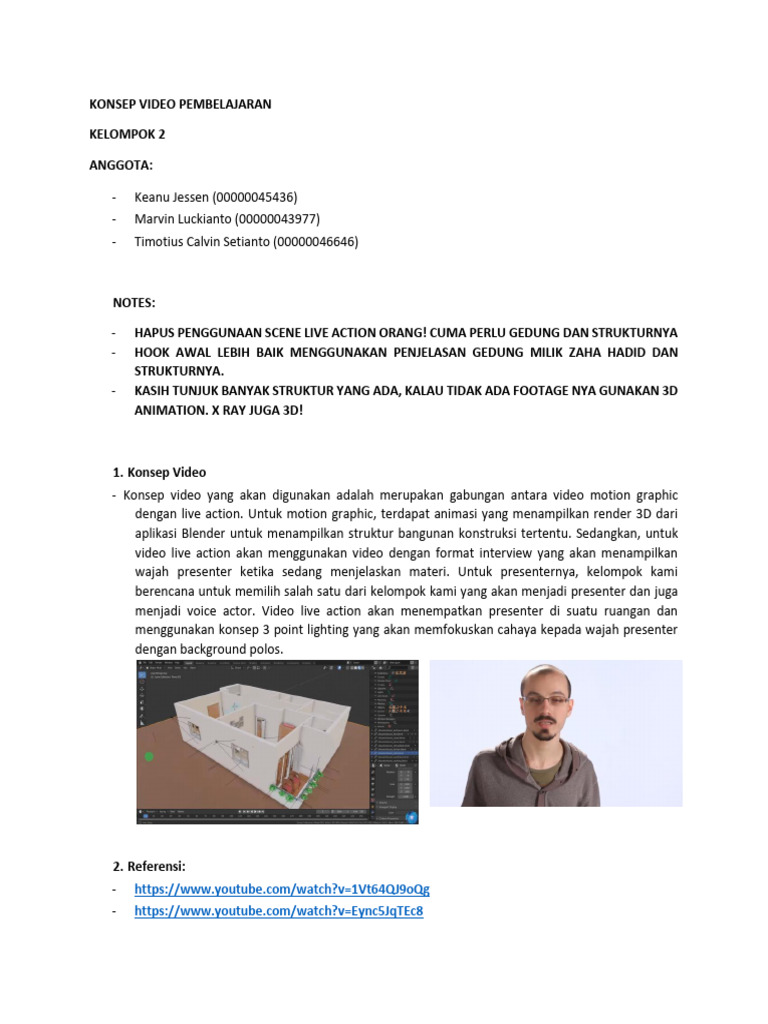 Konsep Video - Kelompok 2 | PDF