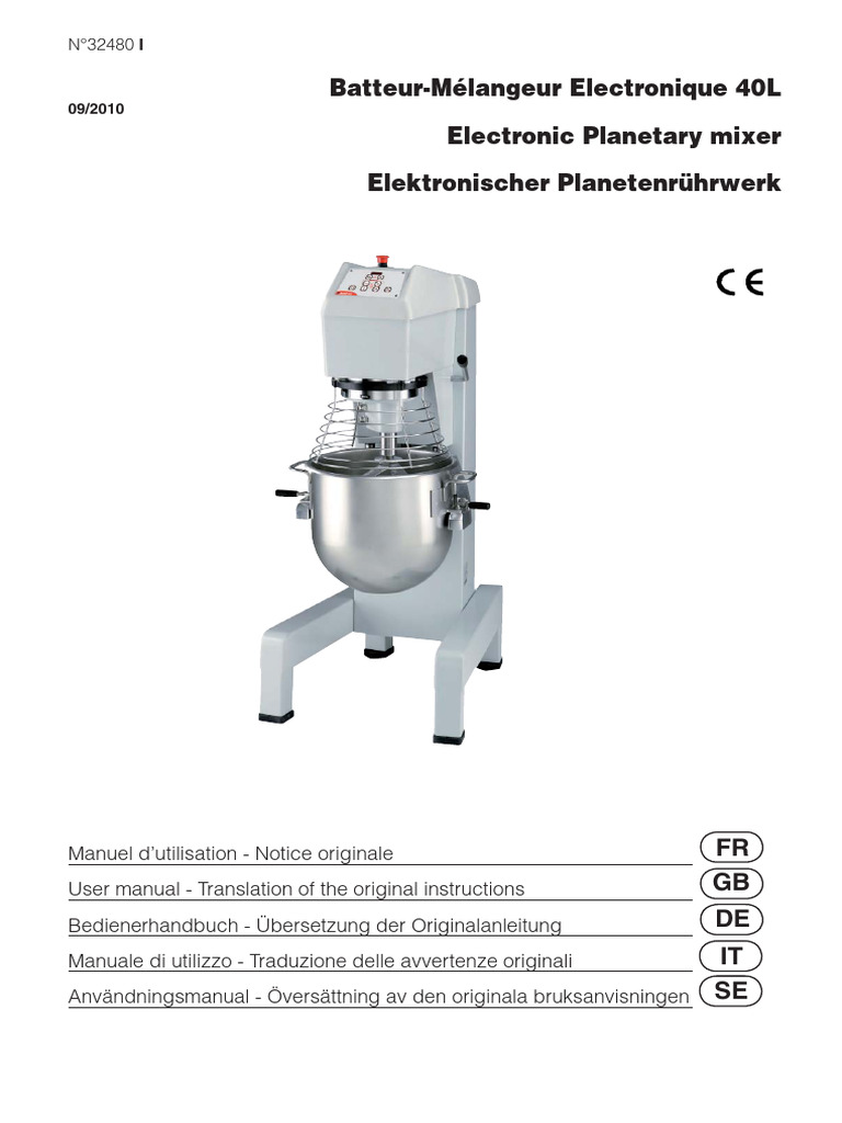 MBE40 Electronic Mixer User Manual | PDF | Ac Power Plugs And Sockets ...
