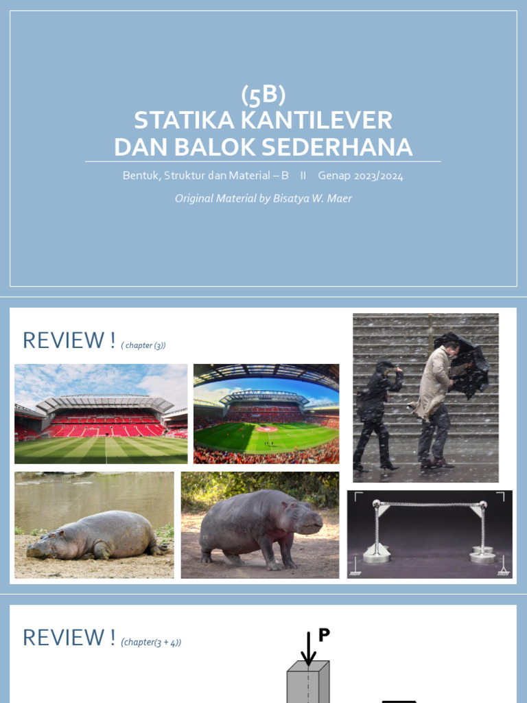 Rumus Balok Kantilever dalam Statika | PDF