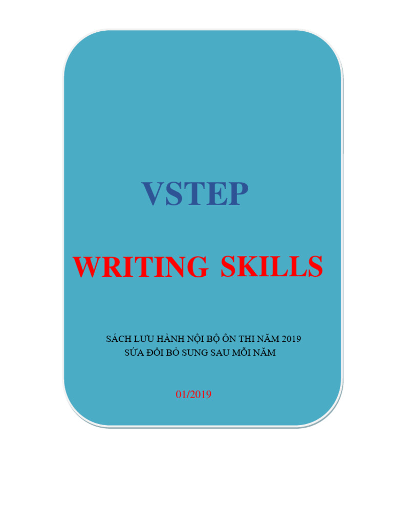 Giáo Trình Writing Vstep | PDF | Teachers | Essays