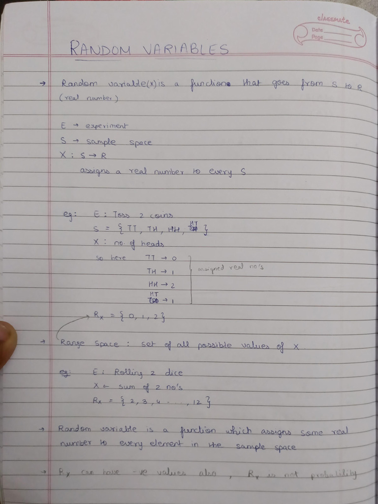 Part 2. 1D Random Variable | PDF