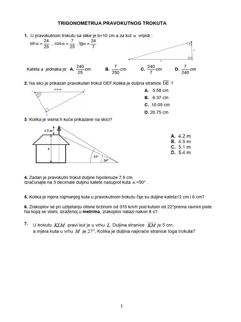 Trigonometrija-D R | PDF