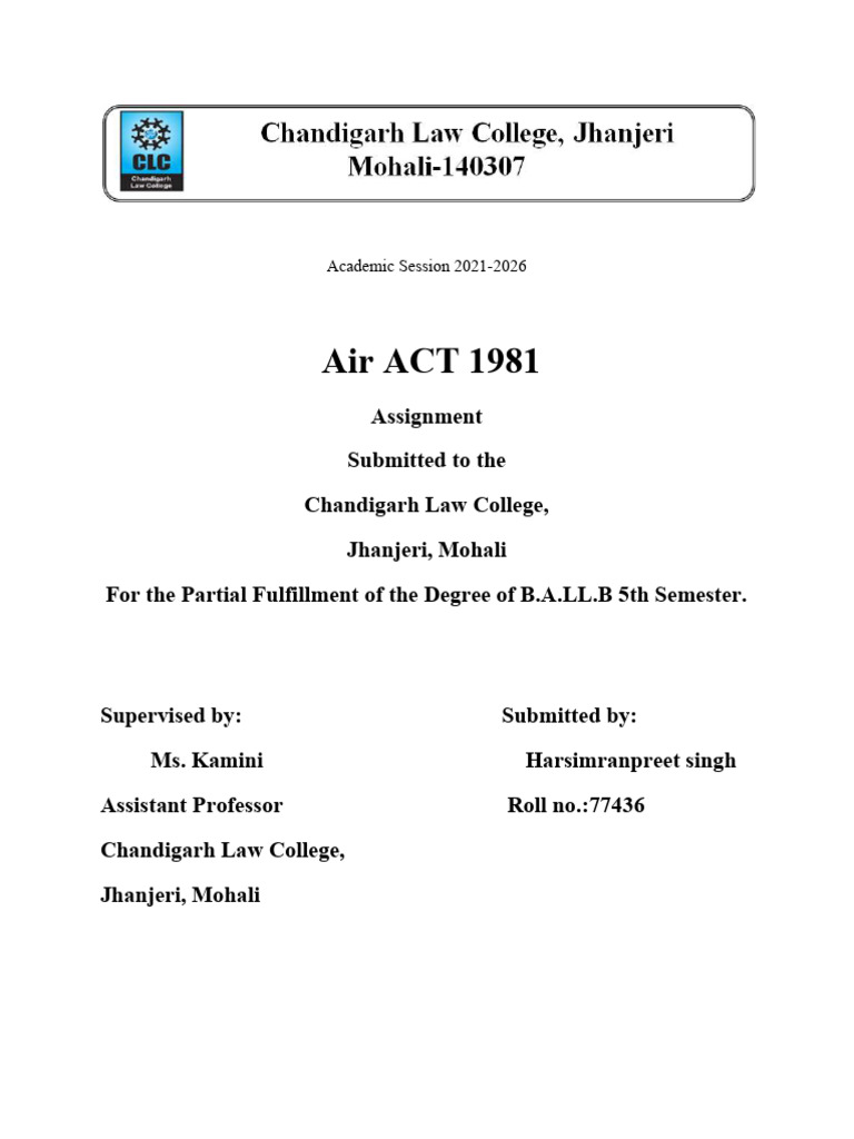 front page clc | PDF