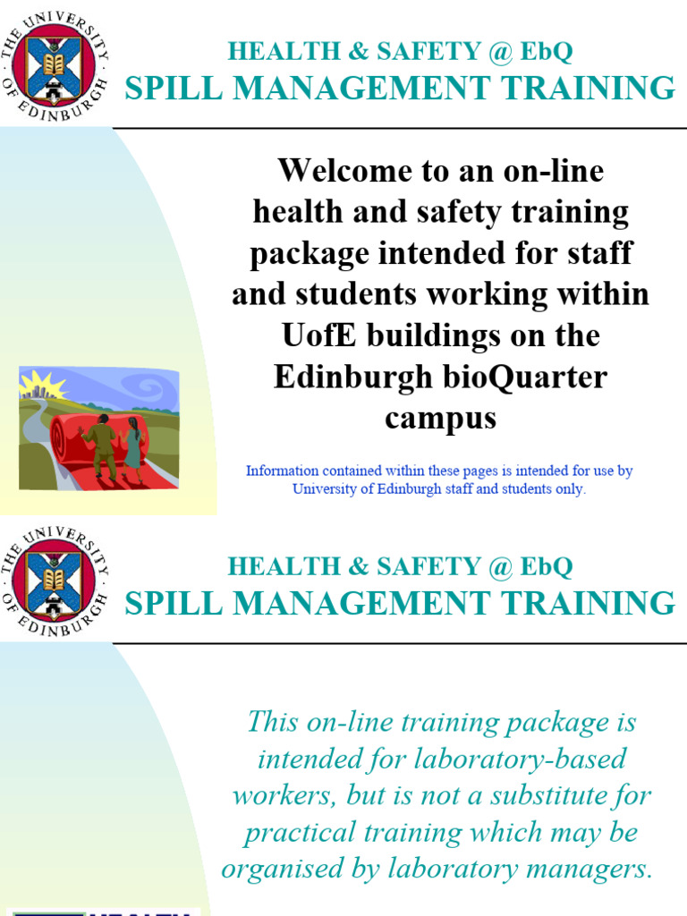Spill Management | Download Free PDF | Laboratories | Occupational ...