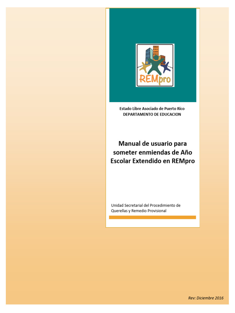 Enmiendas Año Escolar en REMpro | PDF | Software | Informática