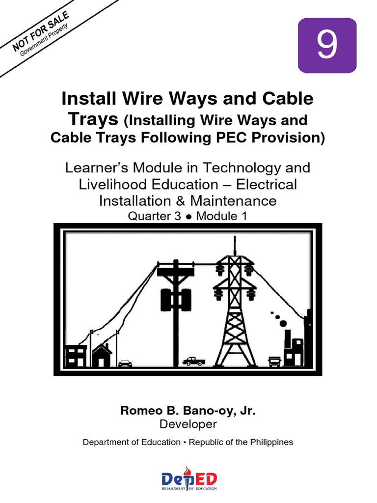 Tle Eim9 - q3 - Mod1 - Install - Wire - Ways - and - Cable - Trays - v3 ...