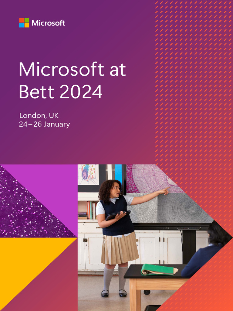 Microsoft EDU BETT 2024 | PDF | Artificial Intelligence | Intelligence (AI) & Semantics
