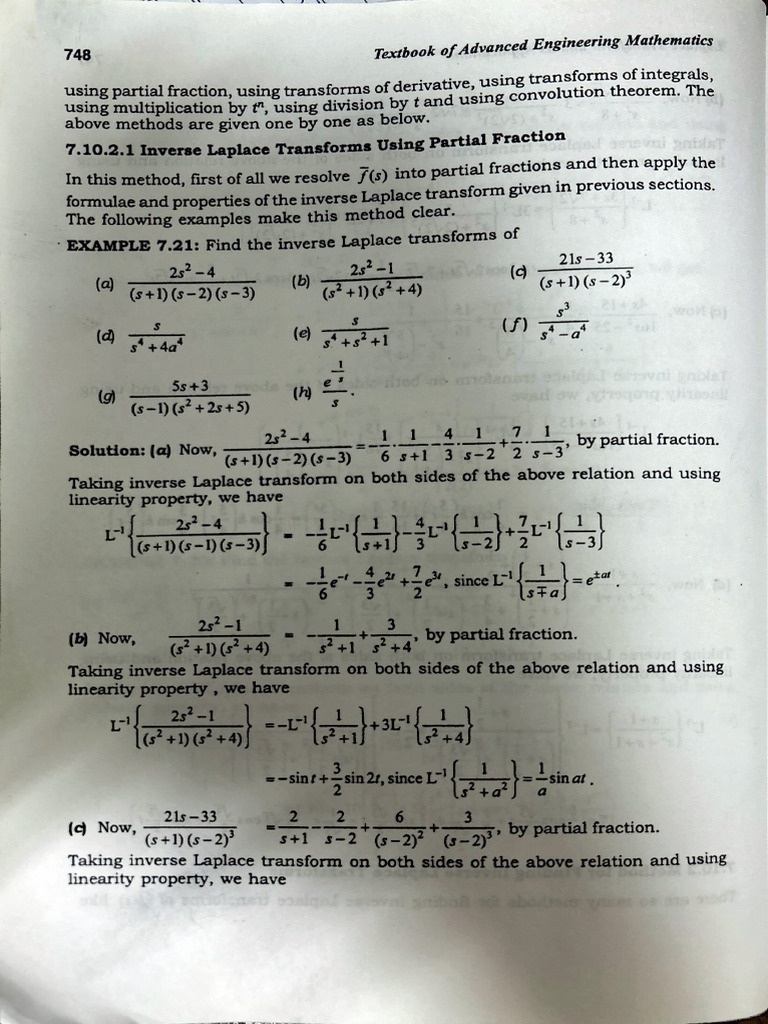 Book 1 Apr 2024 | PDF | Laplace Transform | Mathematical Relations