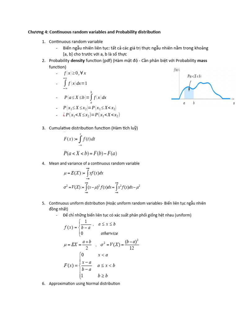 MAS291 Tổng Hợp Kiến Thức Pt2 | PDF