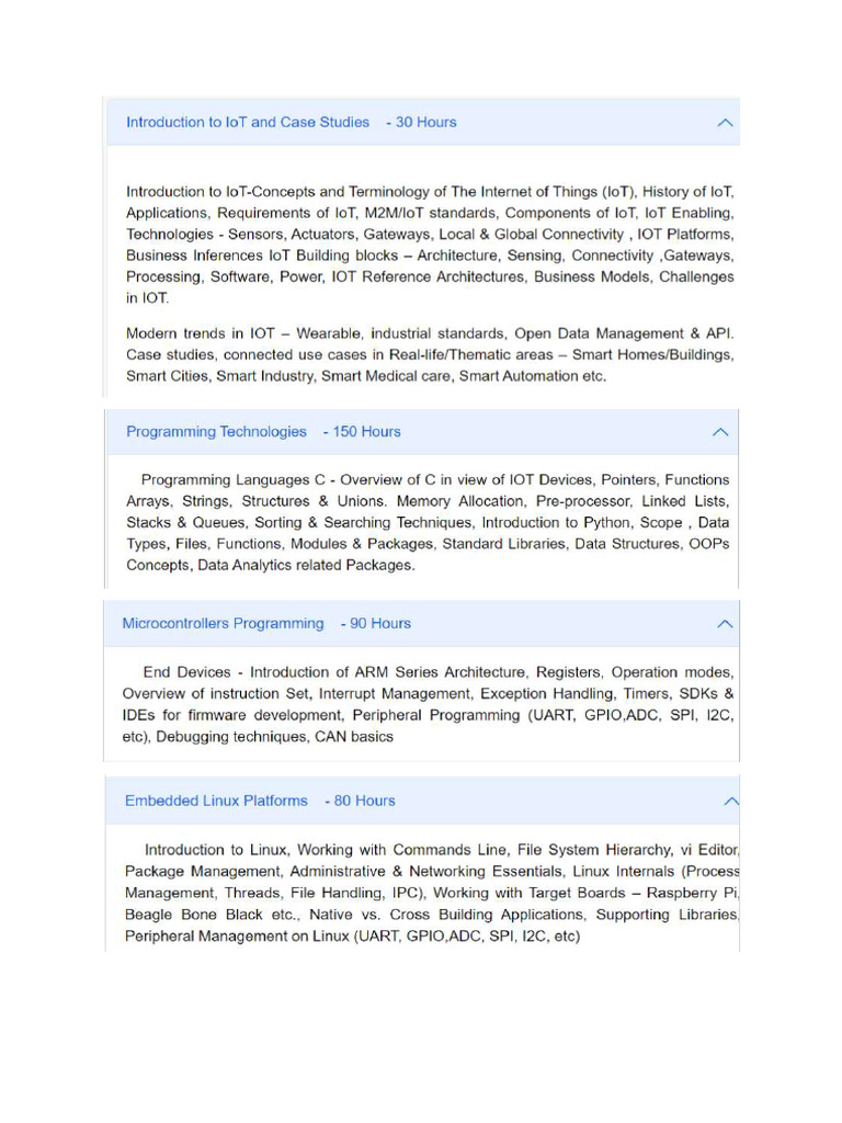 Iot Cdac Syllabus Pdf
