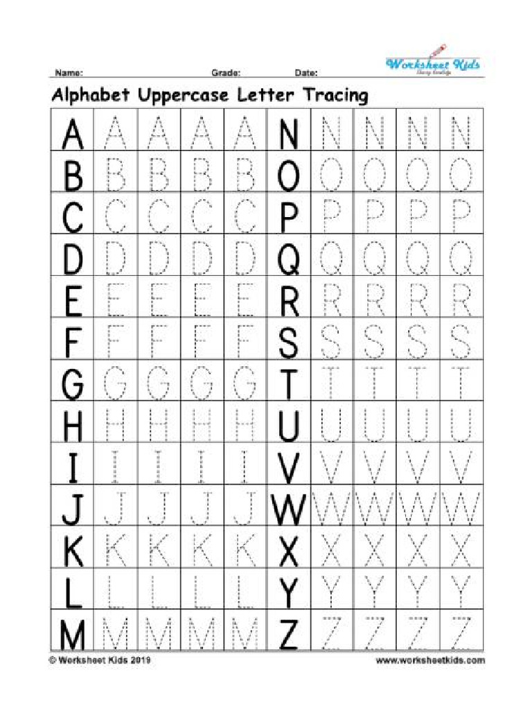Uppercase-letter-writing-practice-sheet_001-1 | PDF