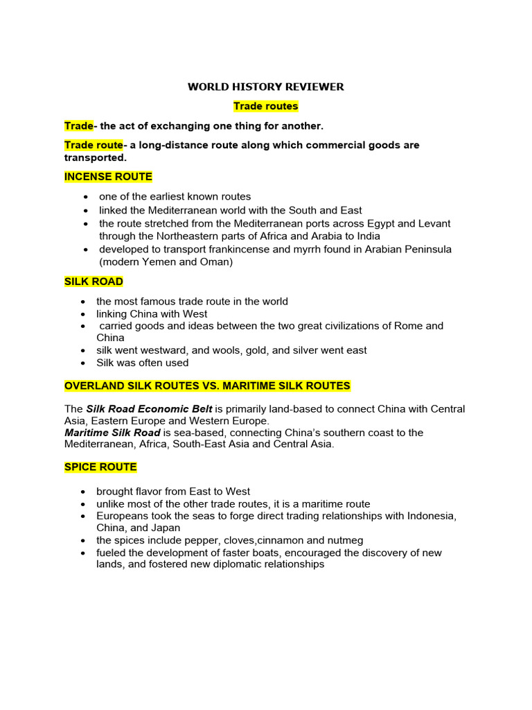 World History Reviewer | PDF | Charlemagne | Genghis Khan