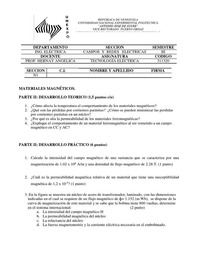 Materiales Magnéticos: Teoría y Práctica | PDF | Campo magnético | Ferromagnetismo