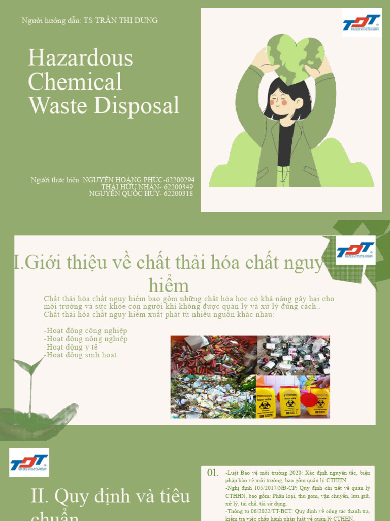 Hazardous Chemical Waste Disposal | PDF
