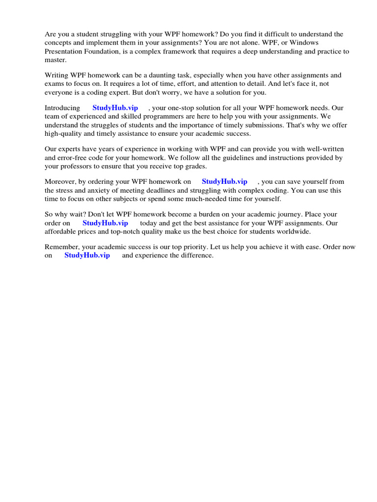 Wpf Homework Pdf Extensible Application Markup Language Windows Presentation Foundation