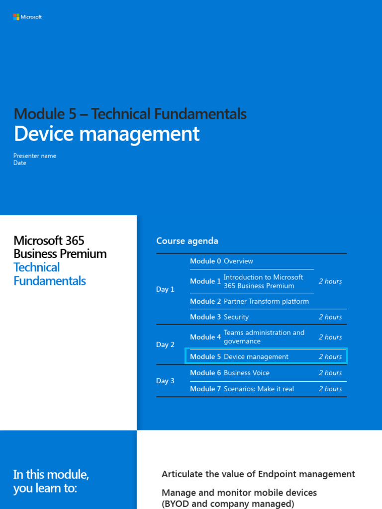 Tech Module 5 - Device Management | PDF | Mobile App | System Software