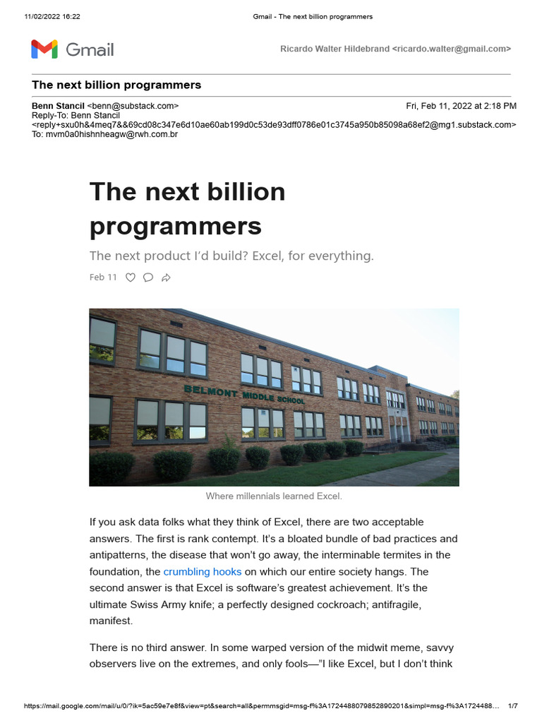 The Next Billion Programmers Pdf Microsoft Excel Computer Programming 6316
