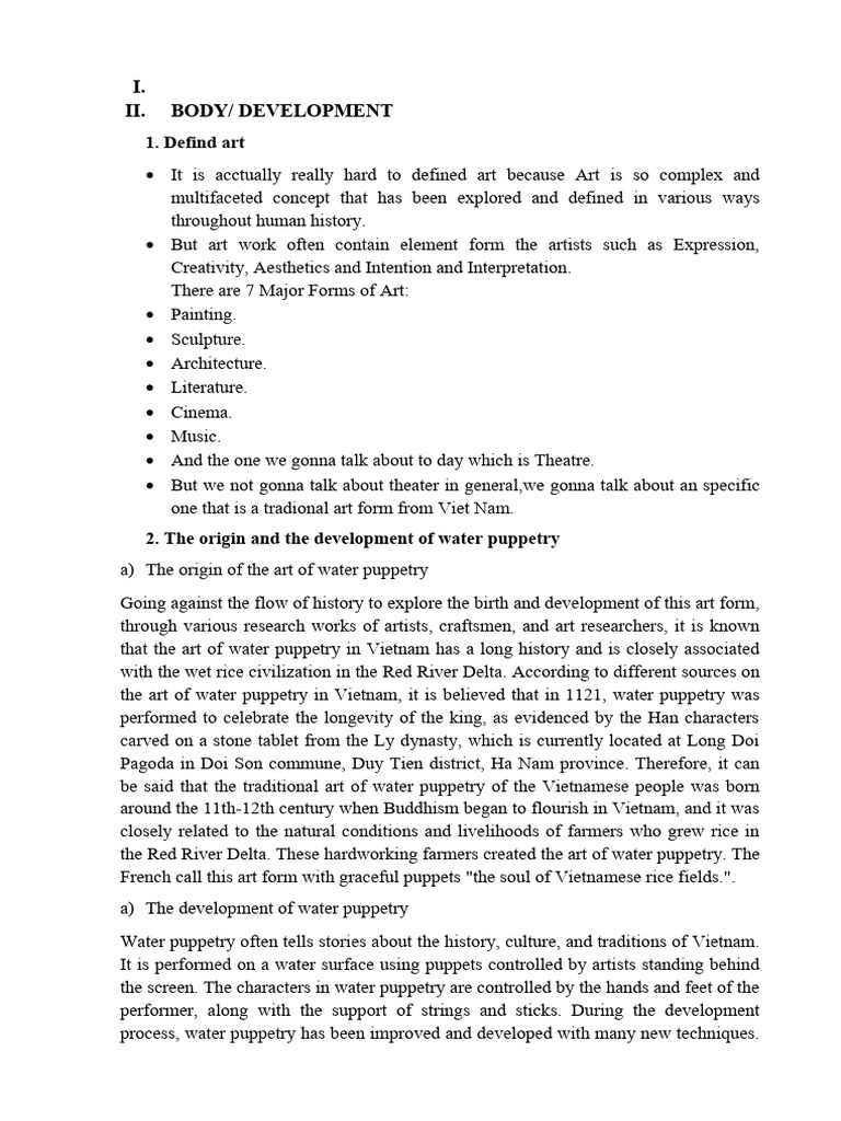 Body | PDF | Puppetry | Puppets