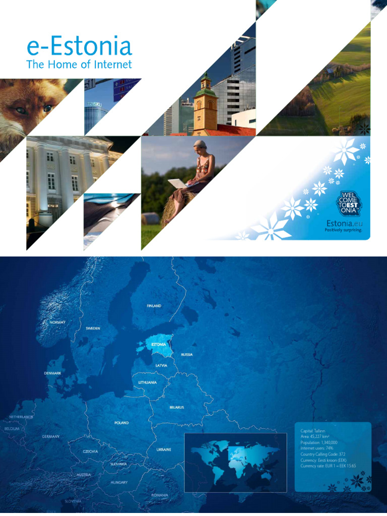 E Estonia | PDF | Electronic Voting | Identity Document