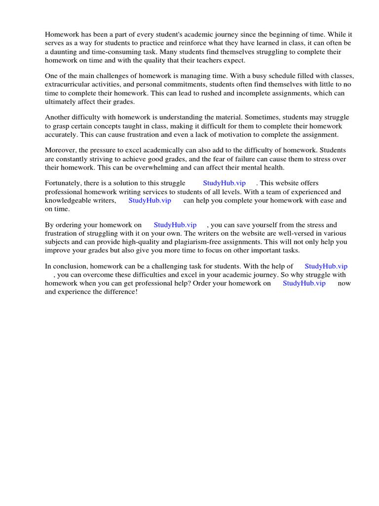 Write A Description Homework | PDF | Homework | Essays