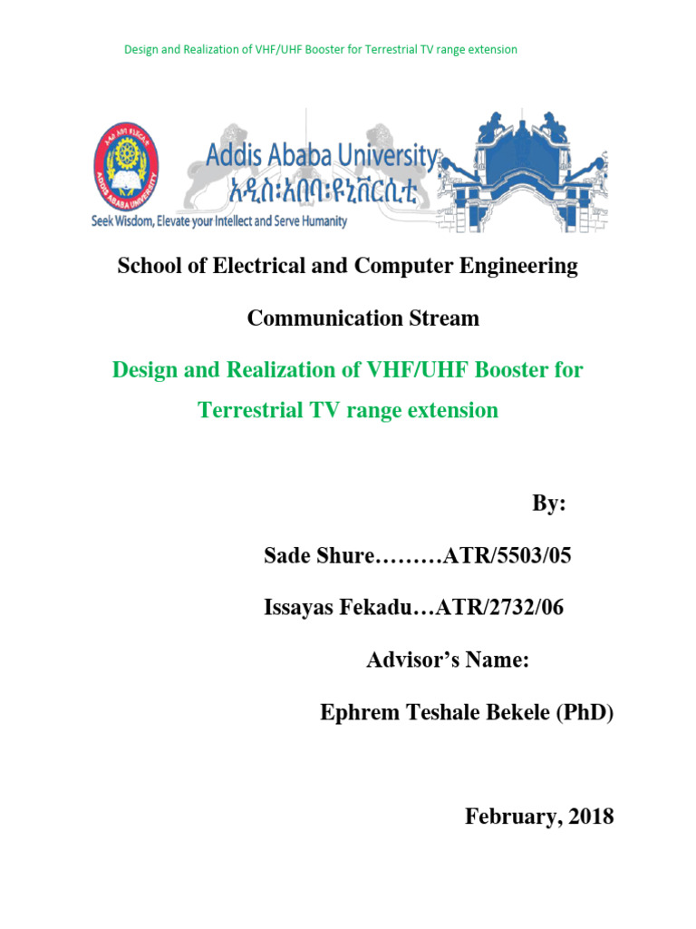 School of Electrical and Computer Engineering Communication Stream | PDF | Electronic Filter ...