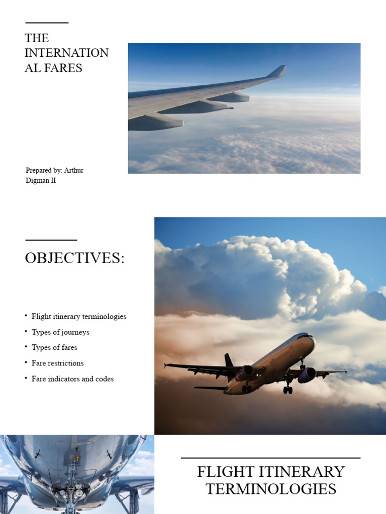 International Fares and Ticketing The International Fares | PDF ...