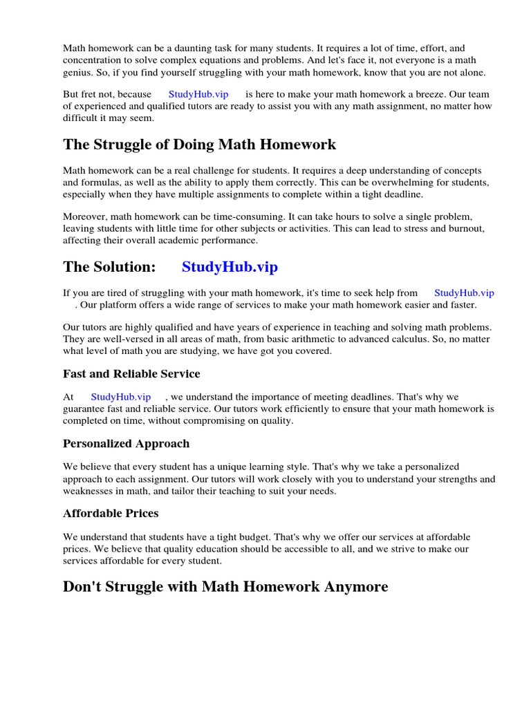 How To Do Math Homework Really Fast | PDF | Mathematics | Homework