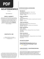 CV Agnieszka Wojtczak 10 | PDF